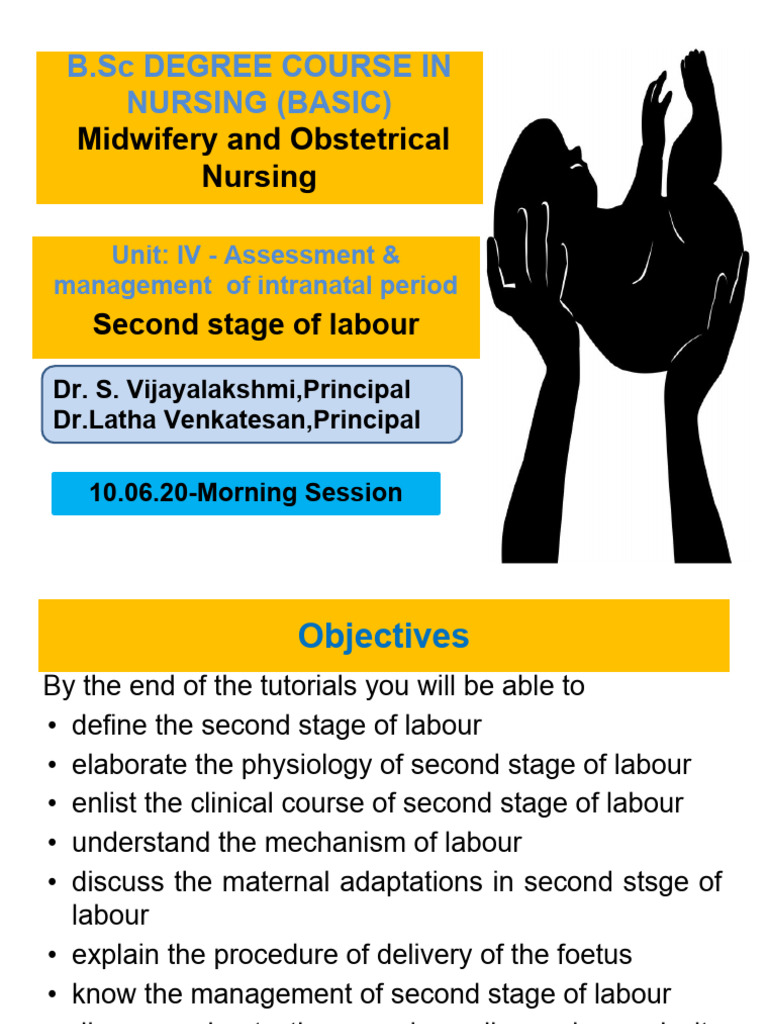Management of Second Stage of Labour | PDF | Pelvis | Childbirth