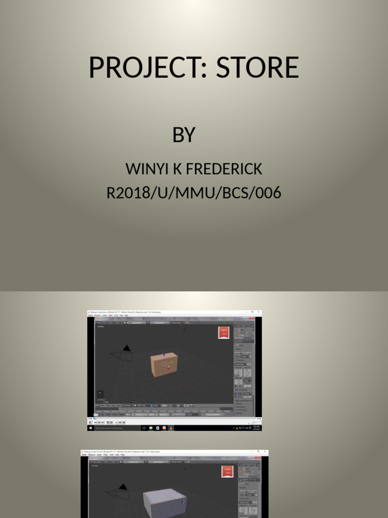 Blender Presentation | PDF