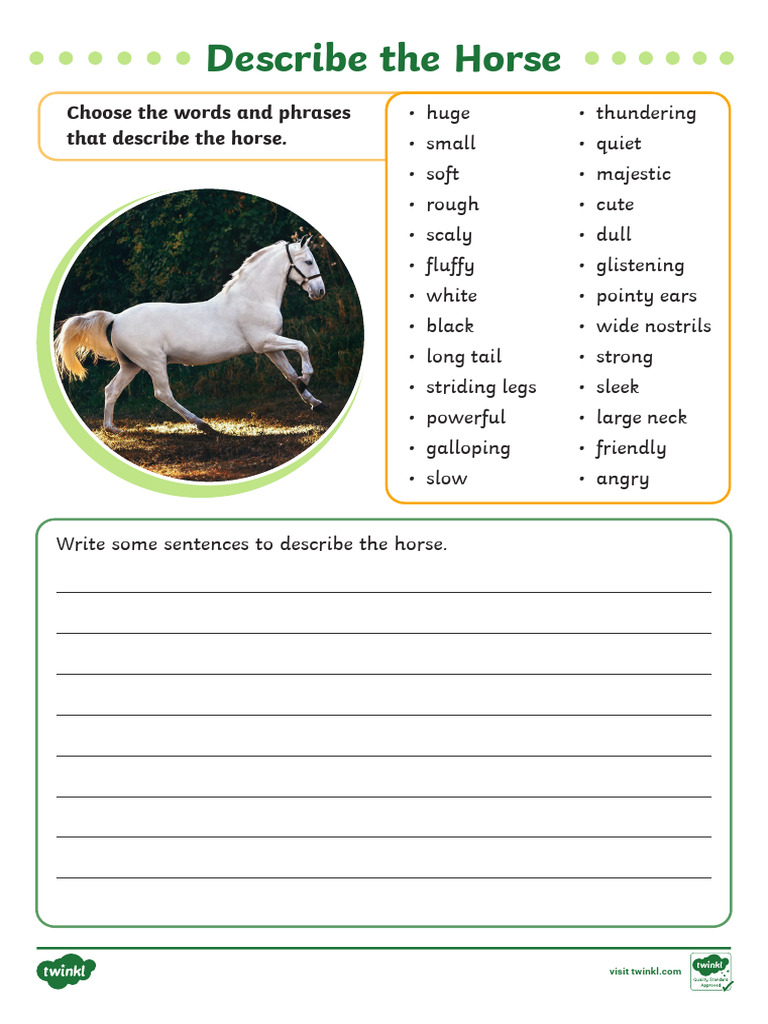 t-e-1652968290-describe-the-horse-writing-activity_ver_1 | PDF