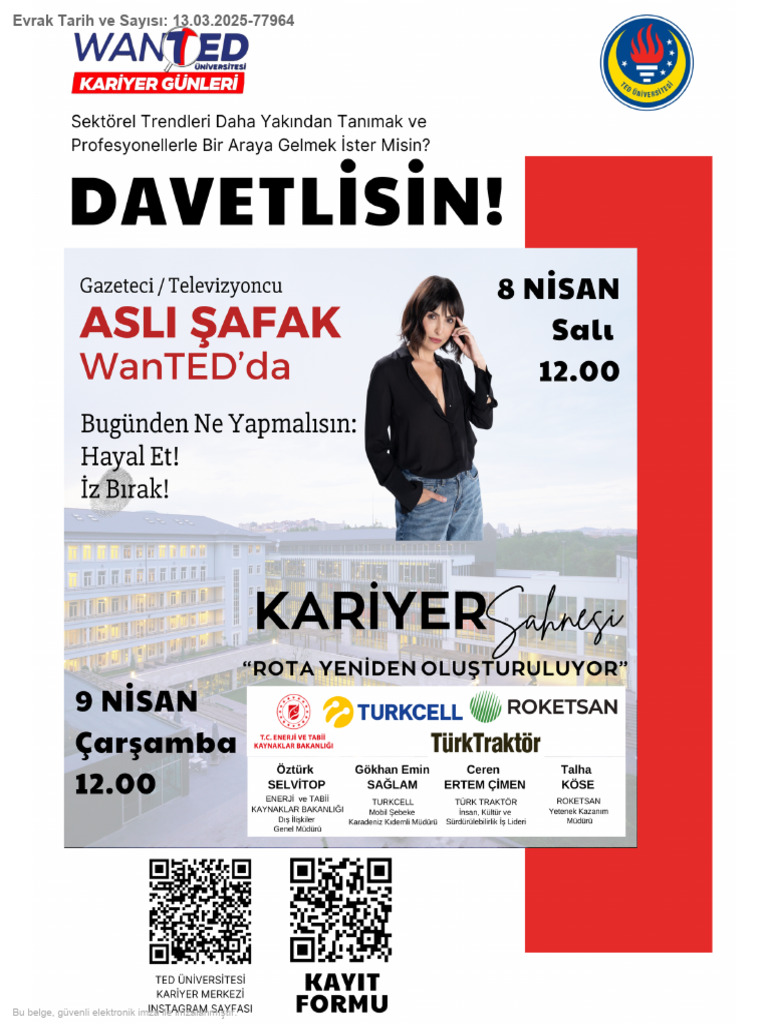 Kariyer Gunleri Daveti-2 | PDF