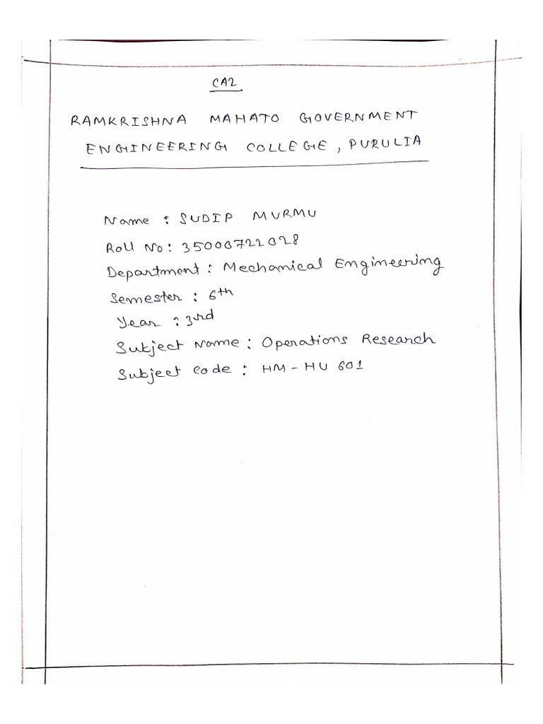 simplex | PDF
