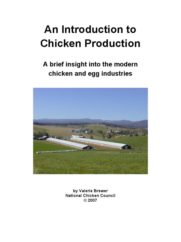 Introduction To Vertically Integrated Chicken Production | PDF ...
