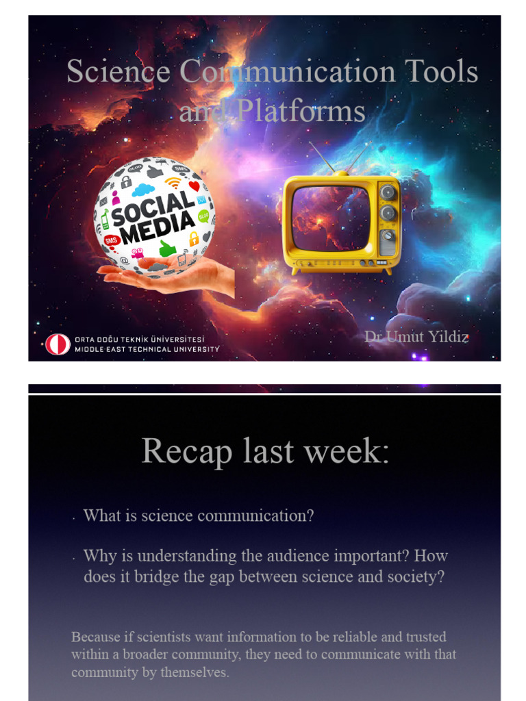 Enhancing Science Communication at METU | PDF | Science | Nasa
