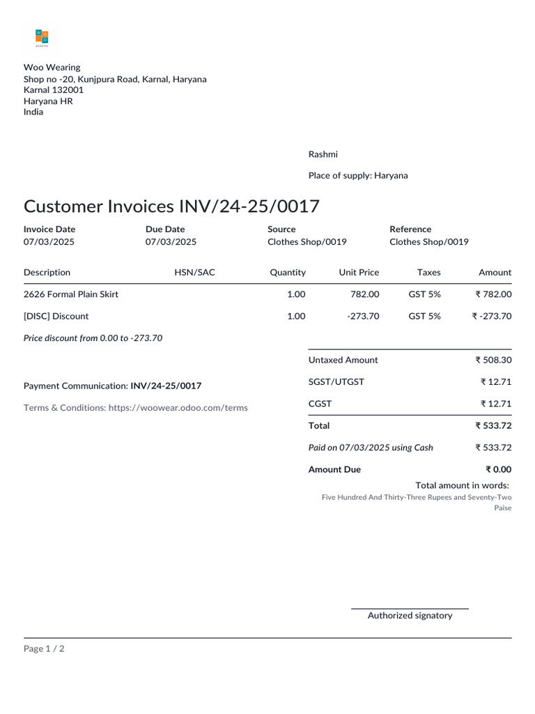 Inv 24-25 0017 | PDF