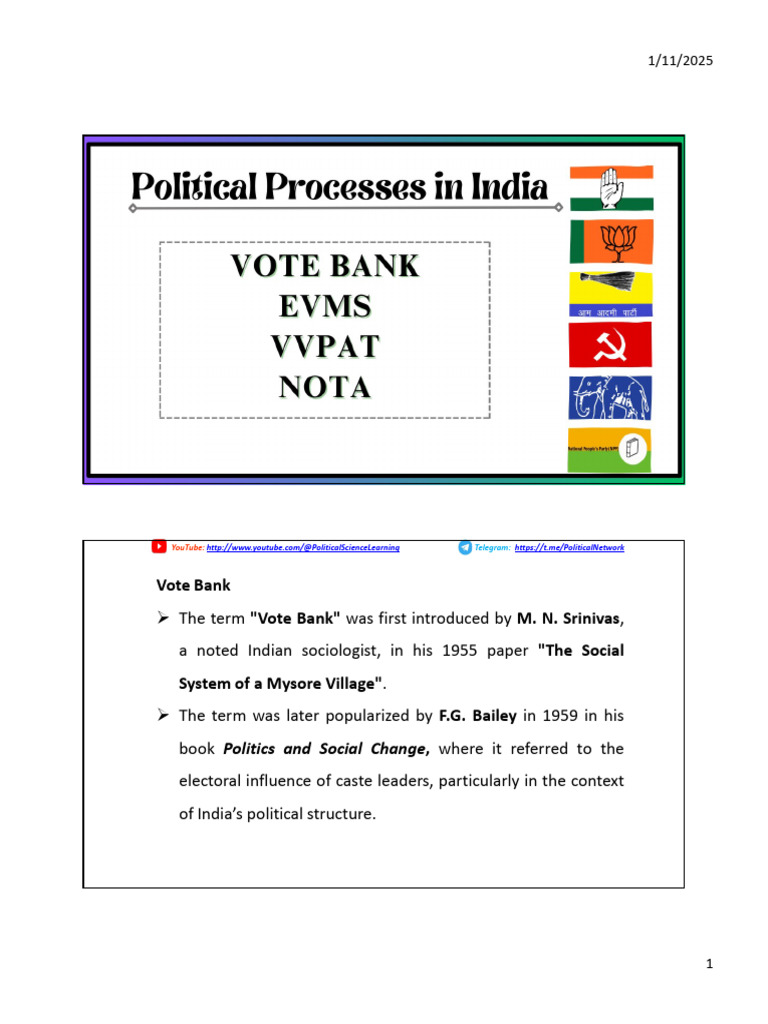 Understanding India's Political Process | PDF | Indian National ...