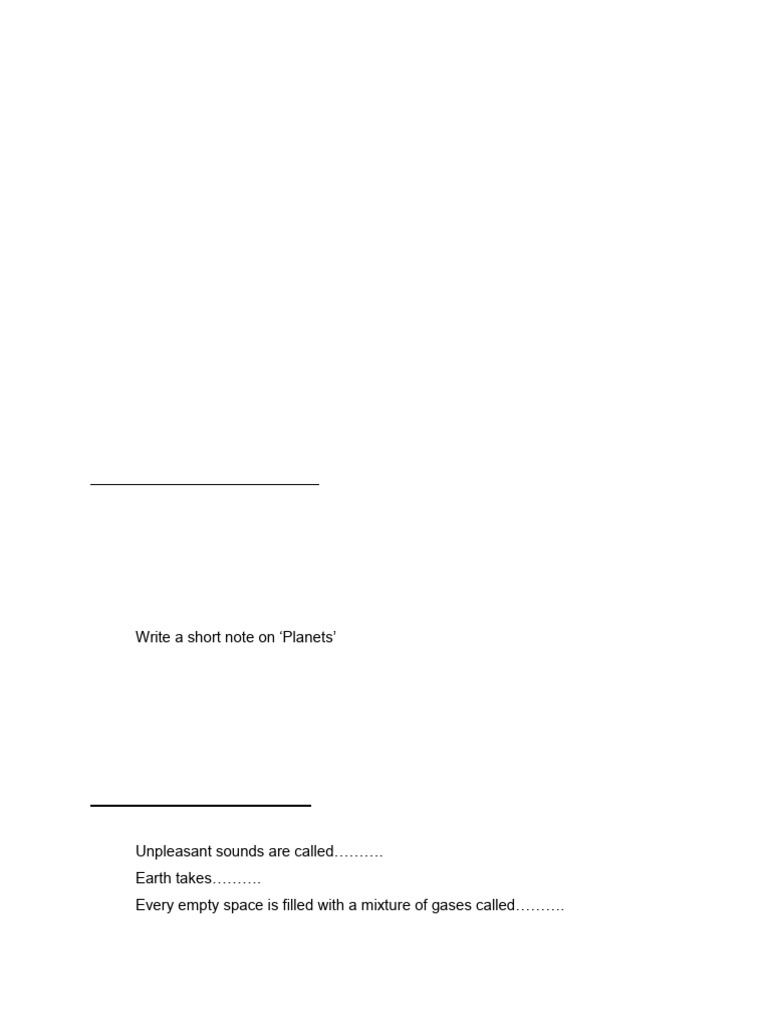 Science-Question Paper Class 3 | PDF | Earth | Water