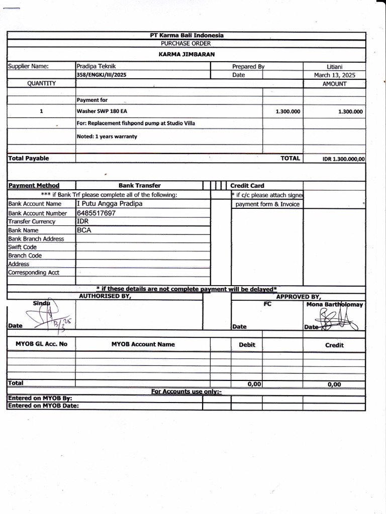 PO Submersible Pond Pump For Studio 2 Quotation Comparsion | PDF | Payments | Money