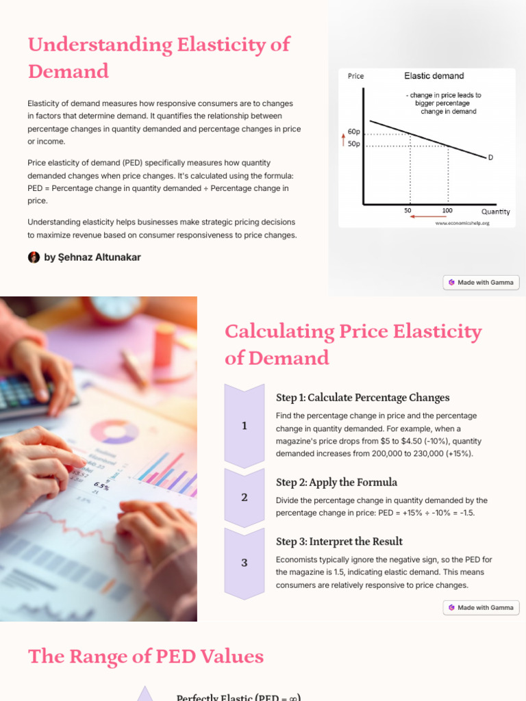 Understanding-Elasticity-of-Demand | PDF | Price Elasticity Of Demand | Demand