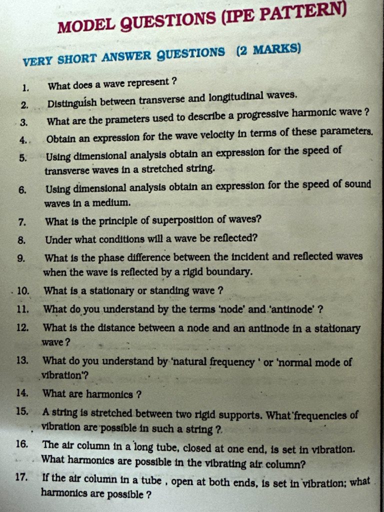 2 Markers II Year | PDF