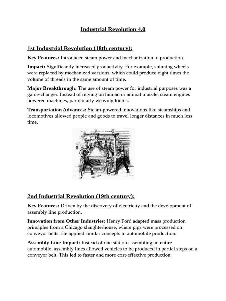 Industrial Revolution 4.0 Workshop | PDF | Cloud Computing | Machine ...