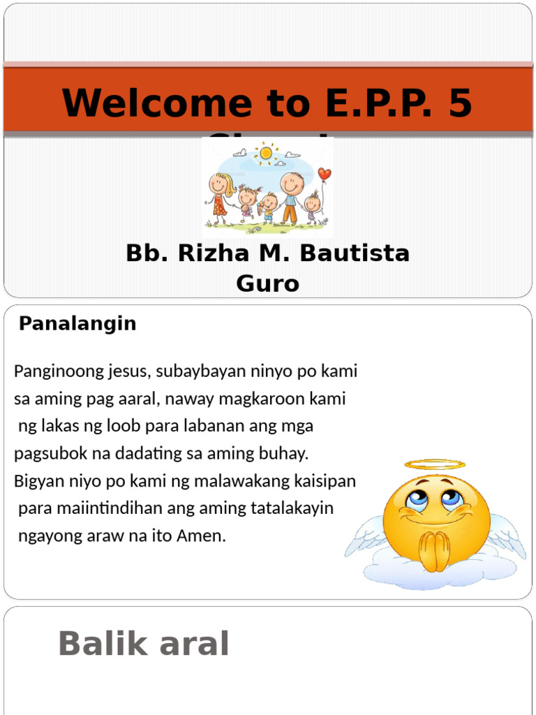 EPP PRESENTATION | PDF