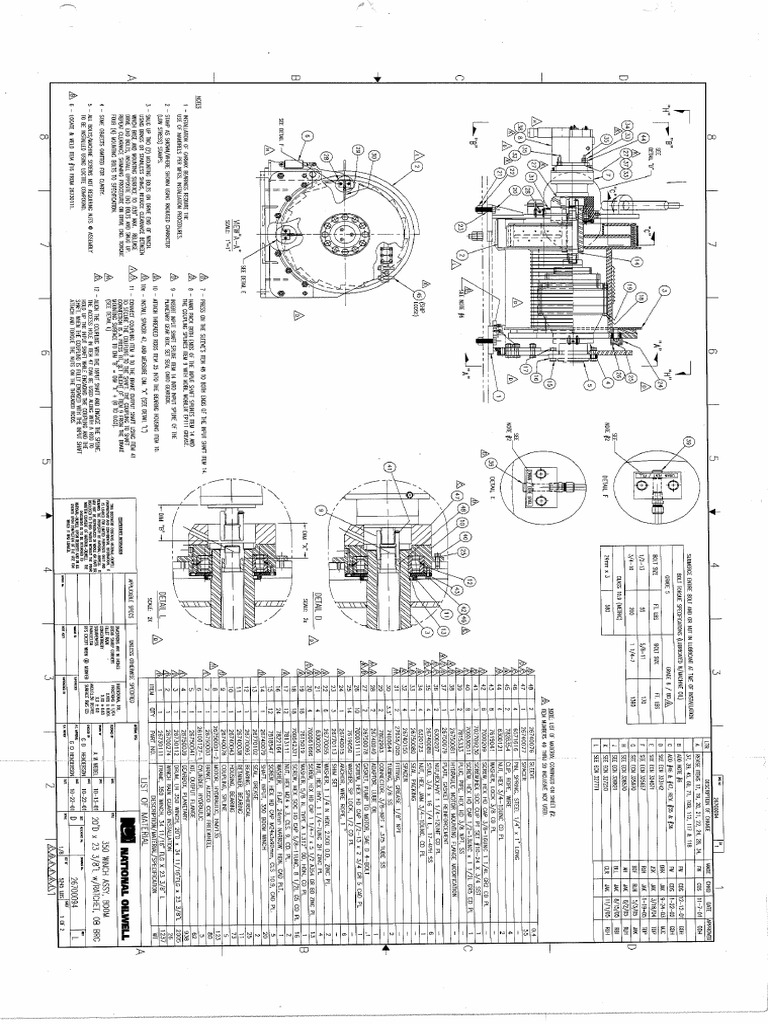 05-Drawing Wich Main, Aux, Boom, Cylinder, Brake Manifold Main Aux ...