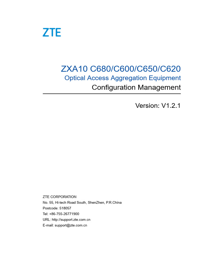 013 ZXA10 C680 C600 C650 C620 V1 2 1 Optical Access Aggregation | PDF | Quality Of Service ...