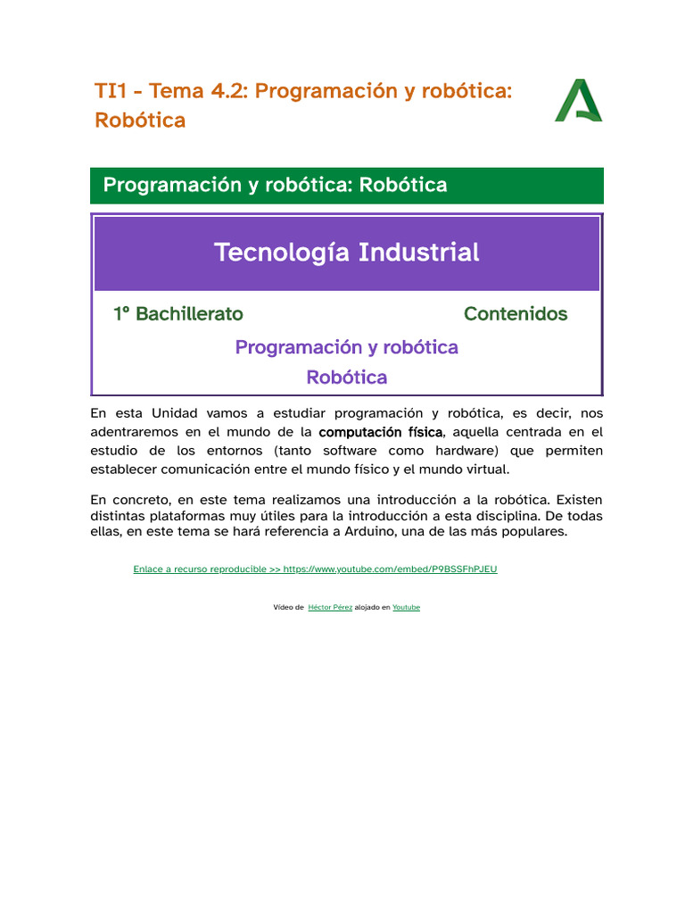 TI1 U4 T2 Imprimible | PDF | Sensor | Sistema de control