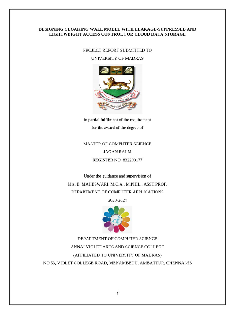 Cloud Clocking - AV- Report Final | PDF | Cloud Computing | Security