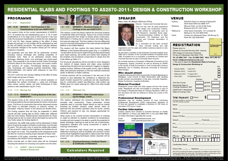 Design and Construction of Residential Slabs and Footings ...