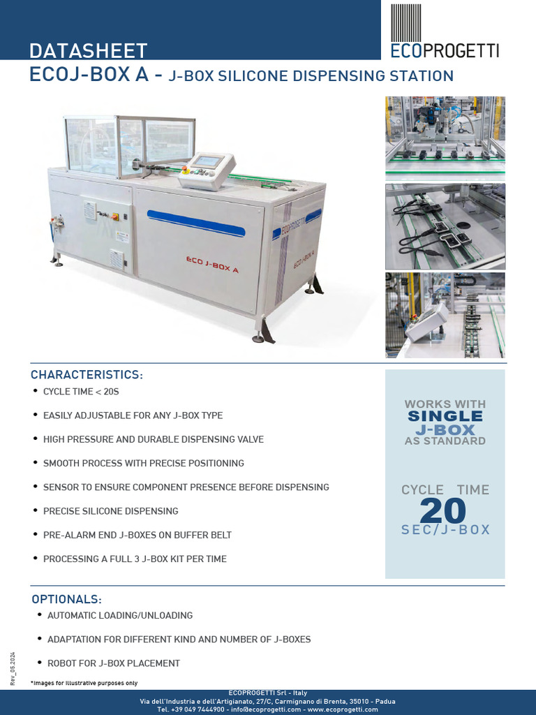 Silicone Dispensing Machine 1 Specs | PDF