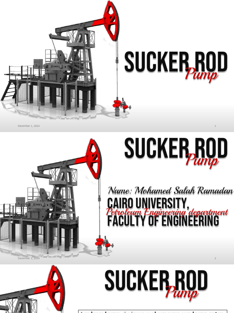 Sucker Rod Pump Components Overview | PDF | Pump | Petroleum