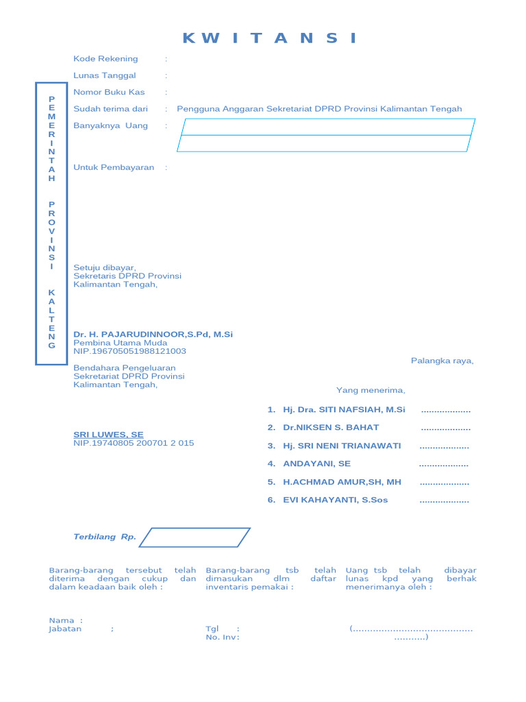 KWITANSI | PDF