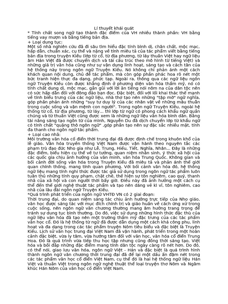 Ngôn Ngữ Truyện Kiều.ath | PDF