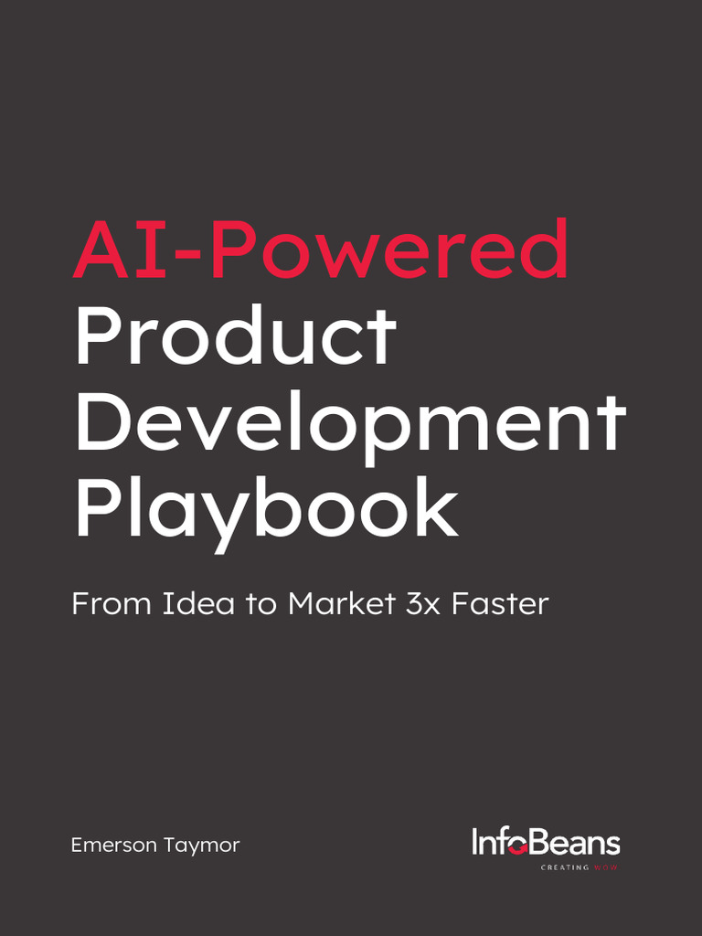 AI Driven Product Development Playbook | PDF | Software Prototyping | Artificial Intelligence