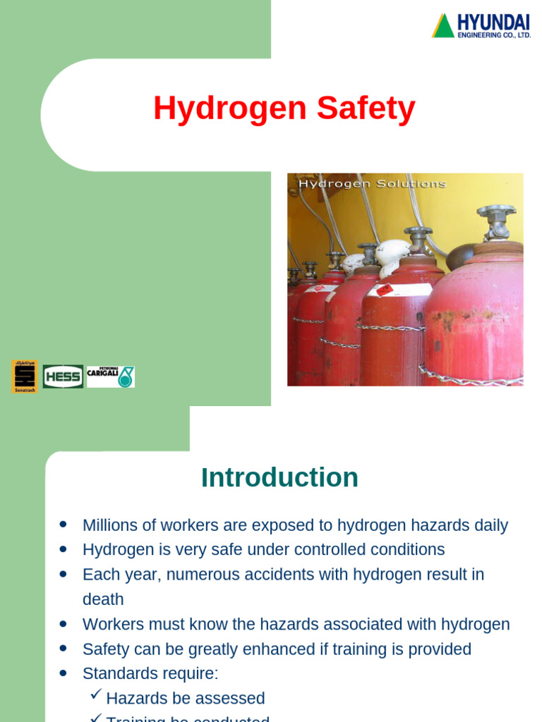Hydrogen Safety Guidelines and Hazards | PDF | Toxicity | Hydrogen