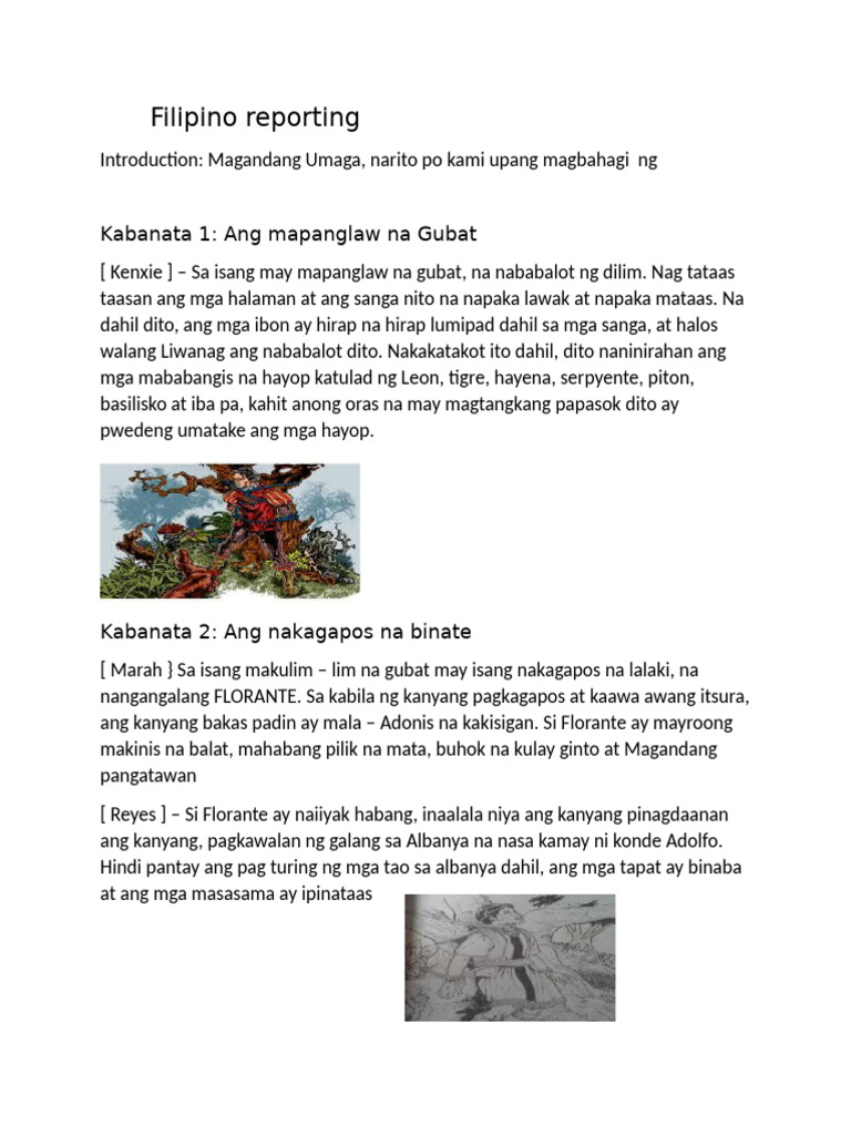 Florante at Laura SCRIPT | PDF