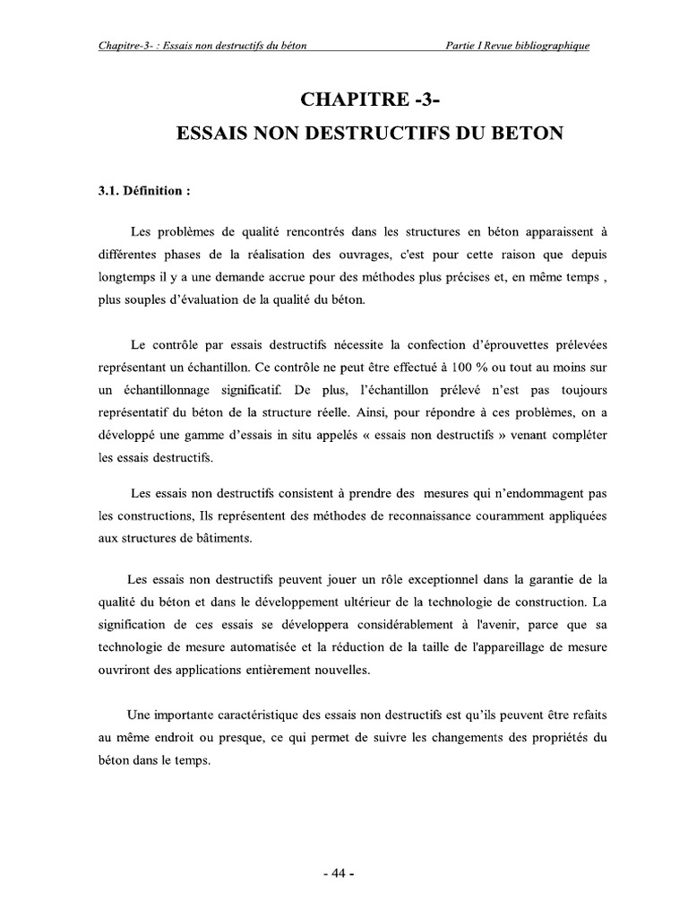 Essais Non Destructifs | PDF