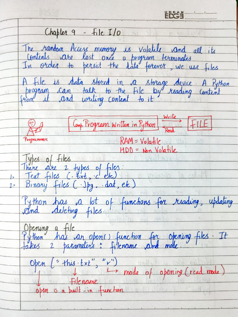 Python Complete Notes-38 | PDF