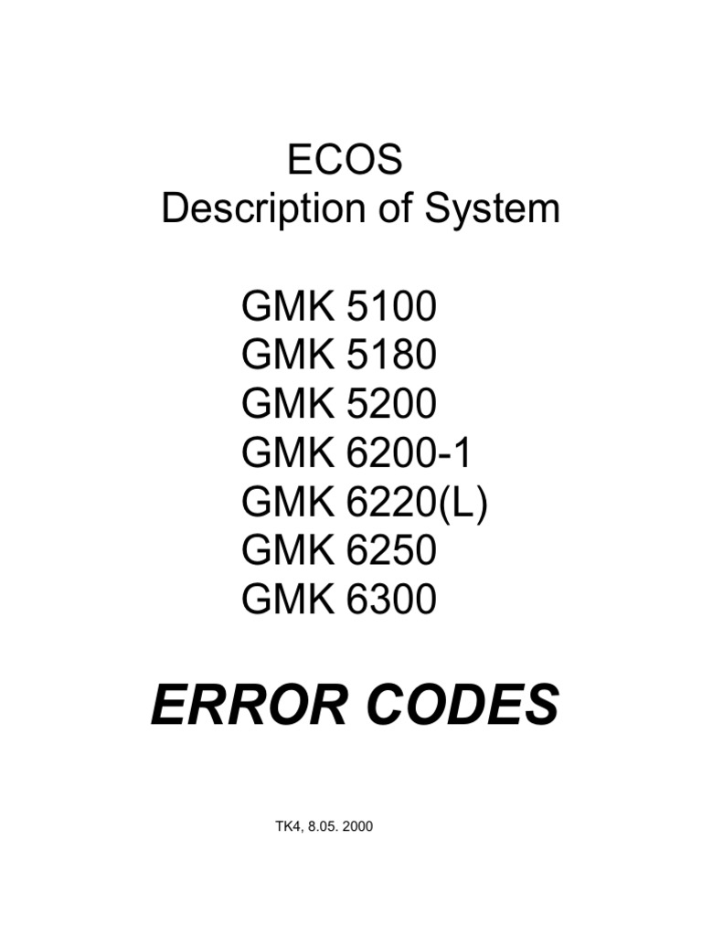 Error Codes | PDF | Voltage | Electrical Network