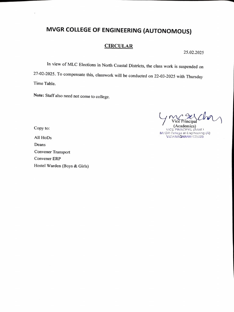 Circular Class work on 22.03.2025 | PDF
