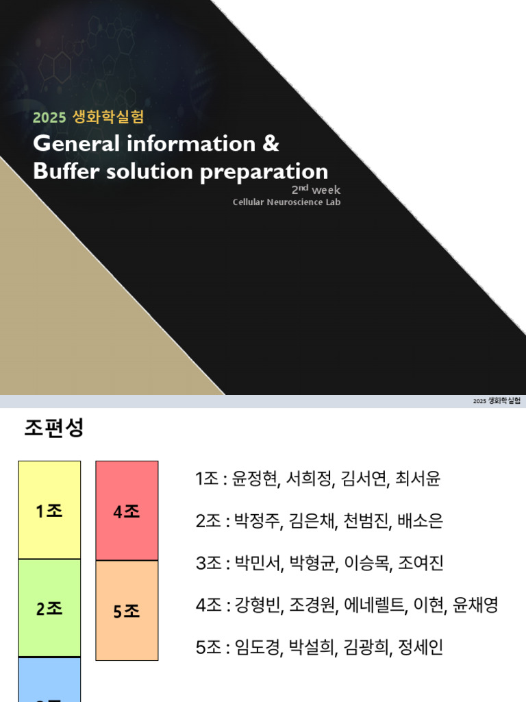 2025 생화실 - 2nd week General, Buffer, | PDF