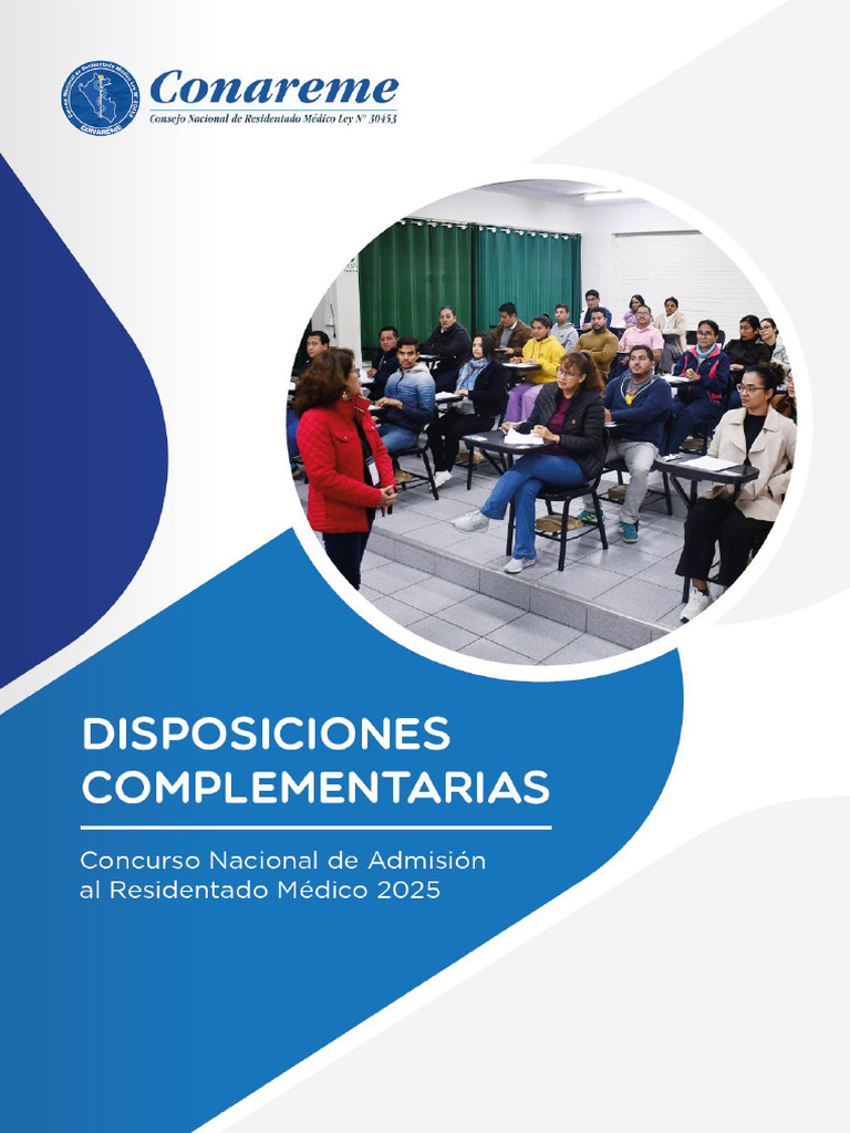DISPOSICIONES COMPLEMENTARIAS 2025 - Final | PDF | Medicina | Servicio Civil