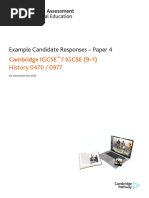 IGCSE History Paper 2 Exam Technique - ANSWERS | PDF | World War I ...