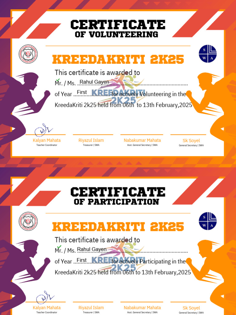 Kreedakriti 2k25 | PDF