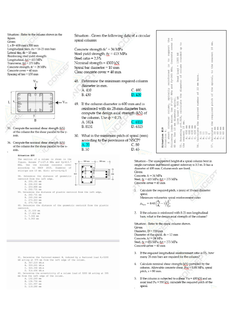 Concrete Midterm | PDF