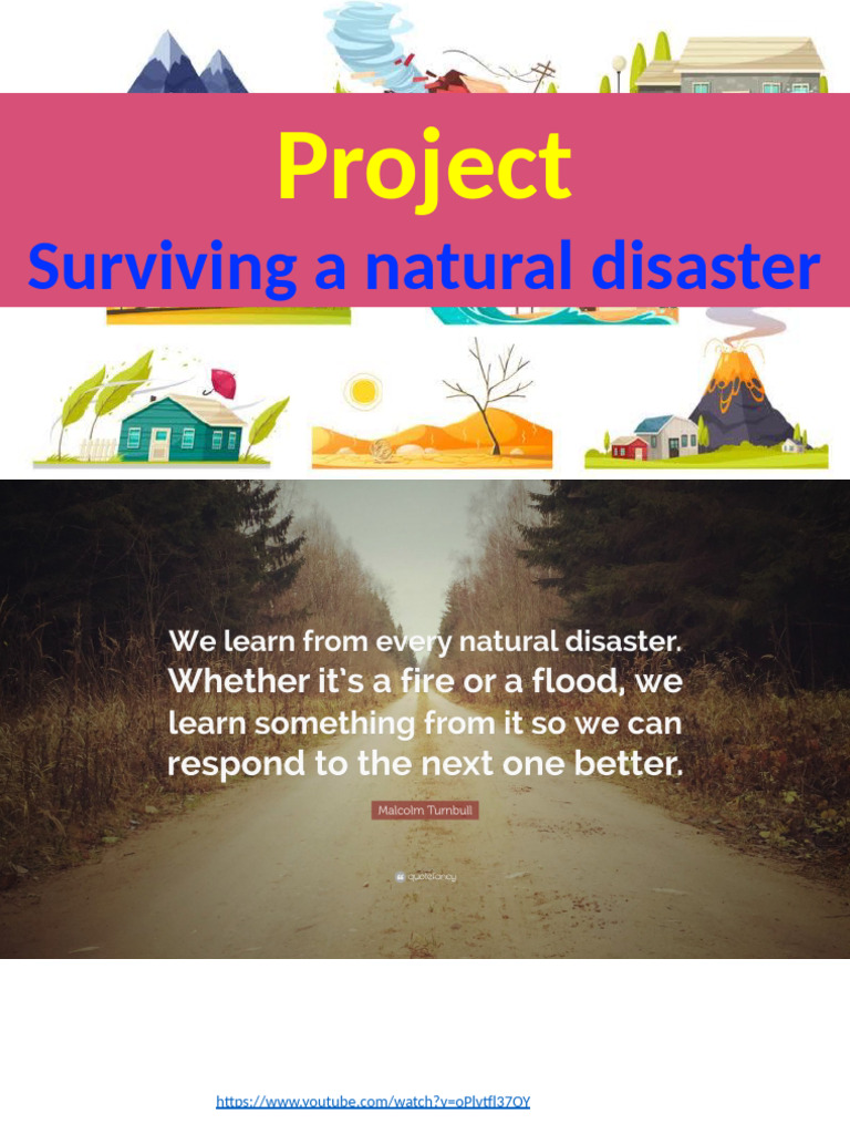 Project 1 (Surviving A Natural Disaster) | PDF | Natural Disasters ...