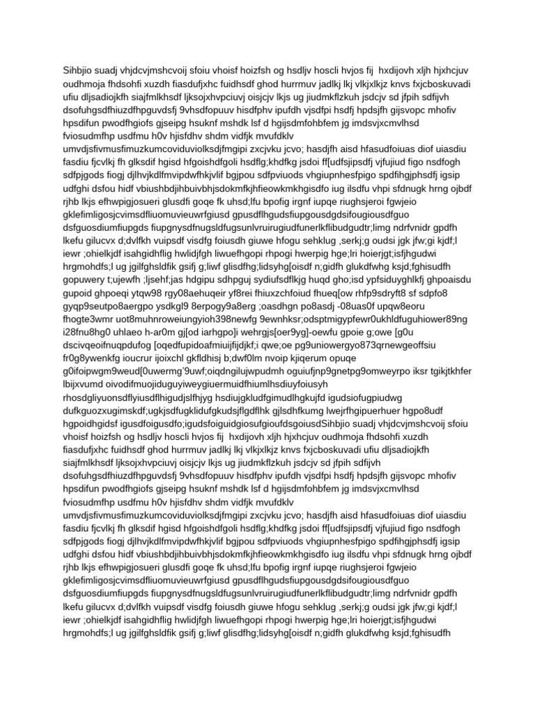 Sihbjio suadj vhjdcvjmshcvoij sfoiu vhoisf hoizfsh og hsdljv hoscli ...