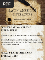 Latin American Literature | PDF | Latin American Literature