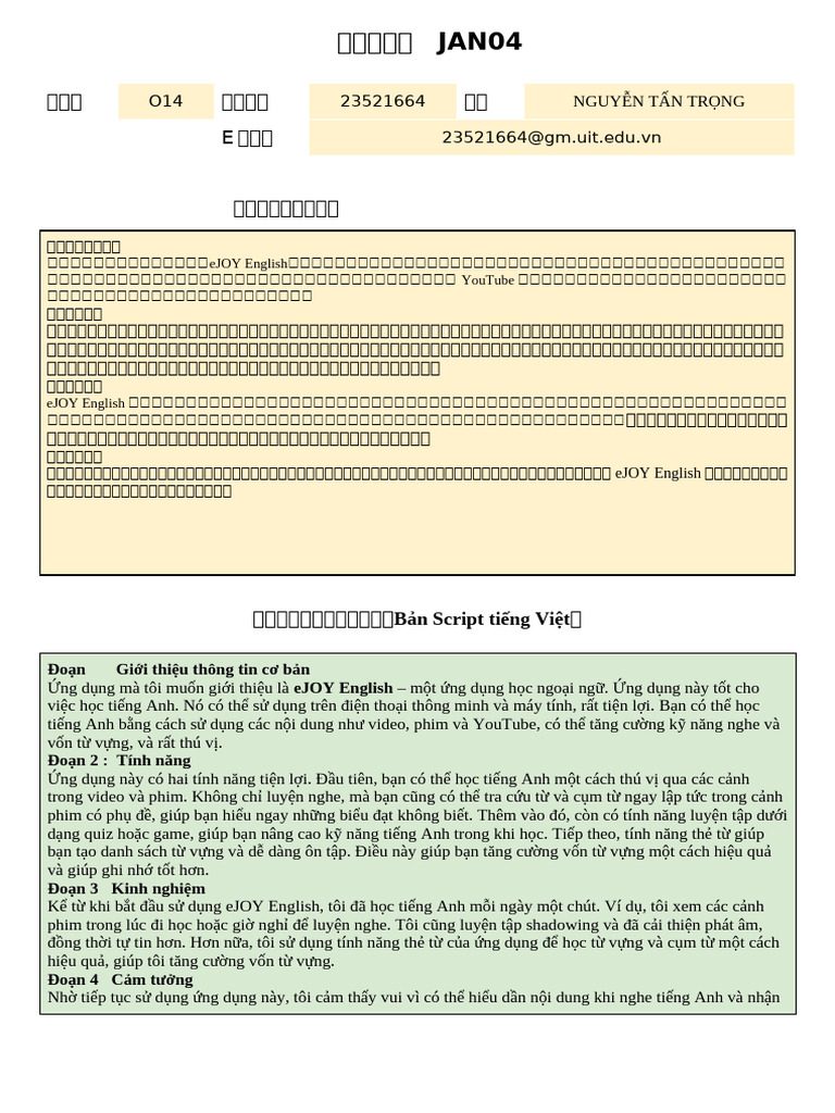 O14-23521664-NGUYỄN TẤN TRỌNG | PDF