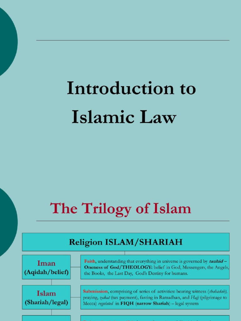 Islamic Law | PDF