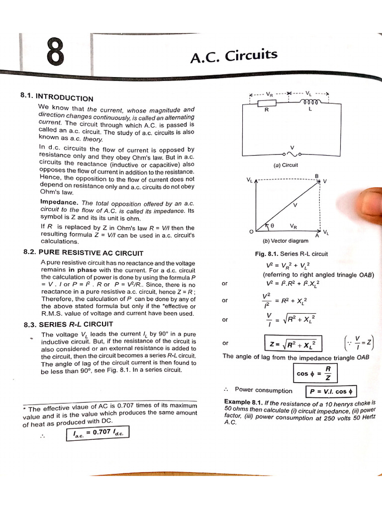 8 AC Circuits | PDF