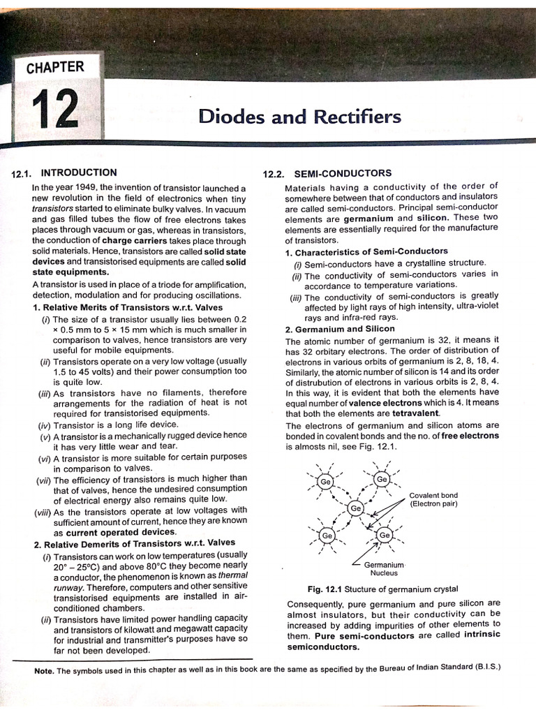 12 Diode and Rectifier | PDF