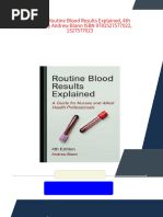 Blood Count Tracker | PDF | Chart | Spreadsheet