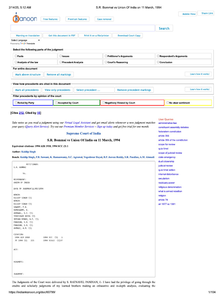 POINT 56 ARTICLE 355 AND ARTICLE 277A As A Tool To Enable 355. Ambedkar ...