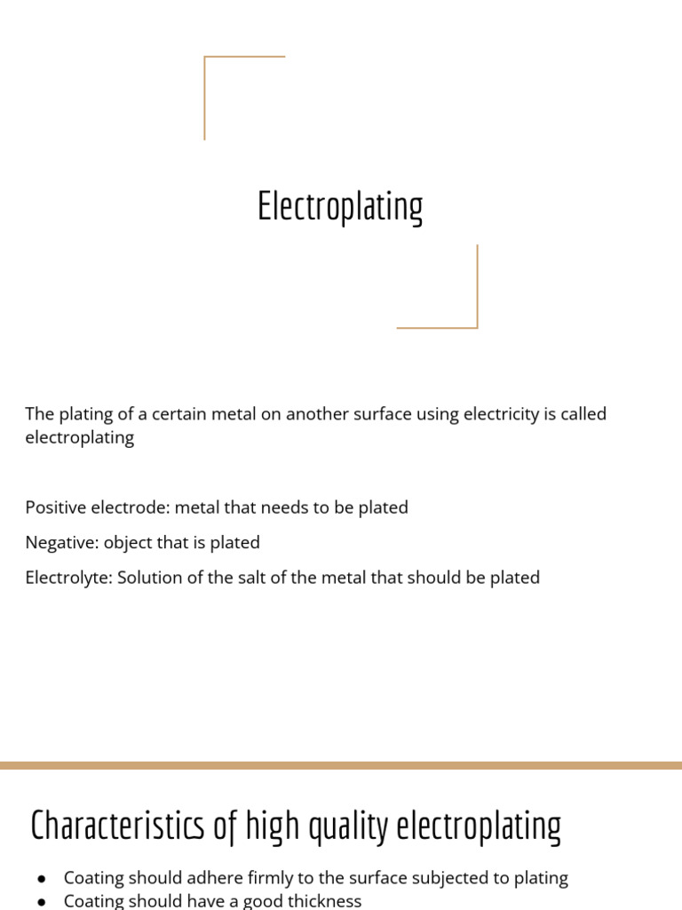 Electroplating | PDF