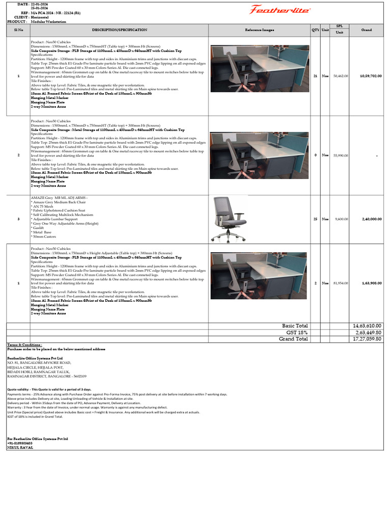 Featherlite Horizontal | PDF
