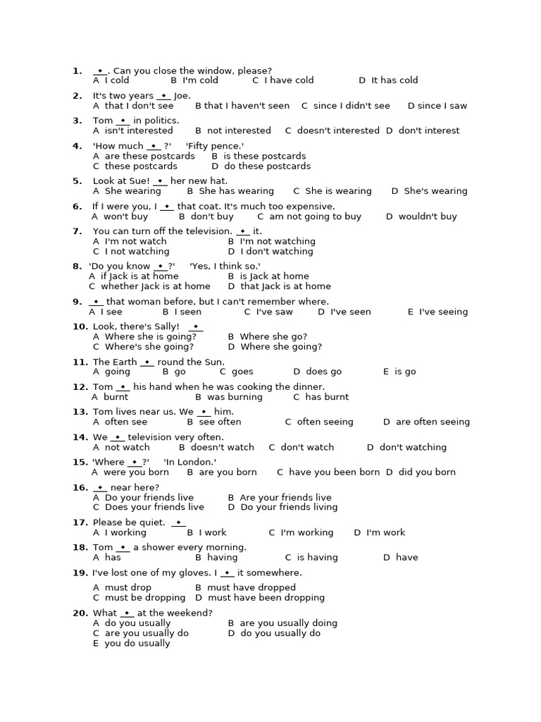 150 Multiple Choice Test Questions | PDF