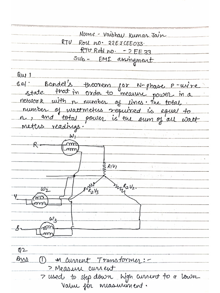Emi Assignment Rtu | PDF