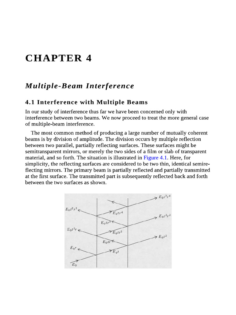 Multi-beam Interference | PDF